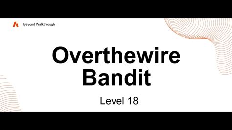 Cyber Security Penetration Test Ctf Bandit 18 Using Python To Code A File Difference