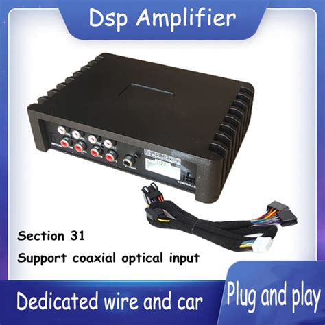 세그먼트 입력 출력 DSP 오디오 프로세서 자동차 DSP 카 파워 앰프 클래스 AB 웨이 파워 앰프 동봉된 서브우퍼 시스템 AliExpress