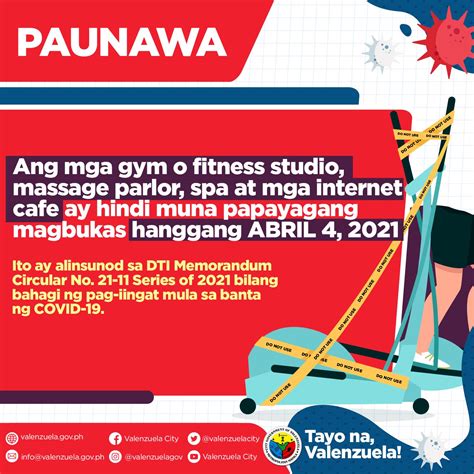 Valenzuela City Alinsunod Sa Dti Memorandum Circular No Facebook