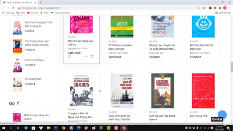 Website bán sách dùng Asp net có thanh toán online csdl sql sever Sàn giao dịch source code