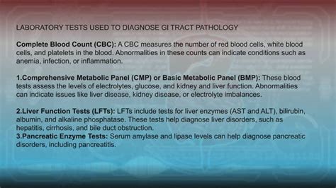 Markers Of Gi Pathologypptx