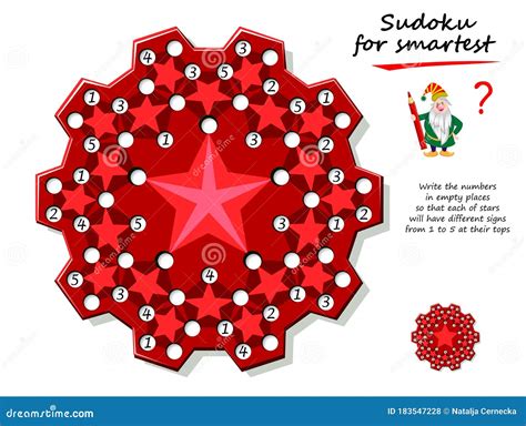 Logic Sudoku Puzzle Game For Smartest Write Numbers In Empty Places So