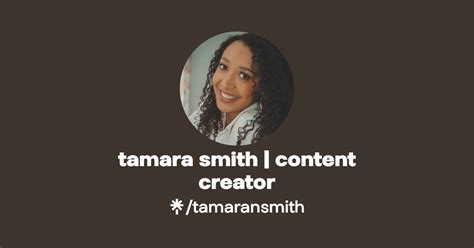 Tamara Smith Content Creator Instagram Tiktok Linktree