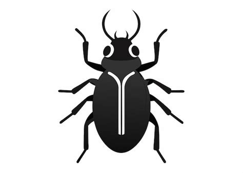 Beetle Vector Art On White Background Premium Ai Generated Vector