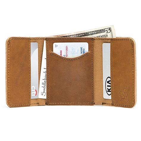 Saddleback Leather Co Classic Full Grain Leather Trifold Wallet For