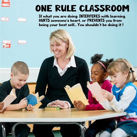 One Rule Classroom Decal Back To School Wall Decor Be Your Best Decal
