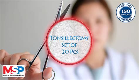 Tonsillectomy Set Of 20 Pcs Medical Supplies Pk