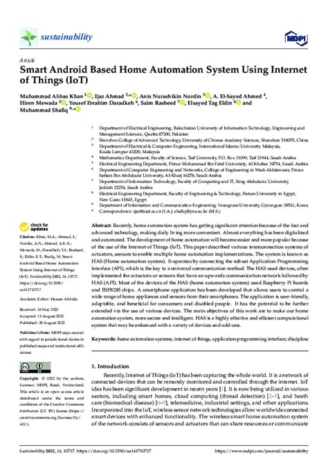 pdf smart android based home automation system using internet of