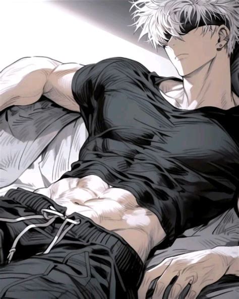Satoru Gojo Jujutsu Handsome Anime Guys Anime Guys Shirtless