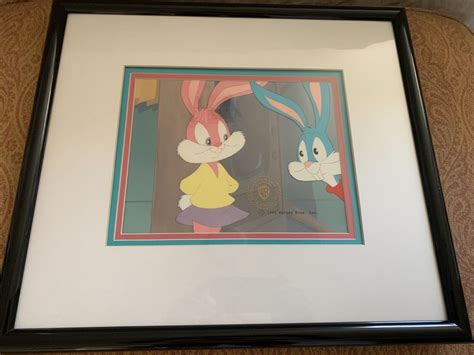 Pair Of Tiny Toons Adventures Original Production Cels Buster Babs