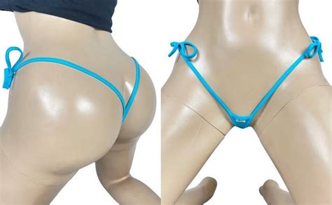 Shbikini String Extreme Y String Thong Lingerie Gift For Her Underwear Elastane