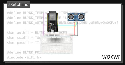 Ultrasound Wokwi Esp32 Stm32 Arduino Simulator