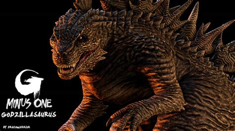 Godzilla Minus One Godzillasaurus Render 01 By Dracokhajiit On Deviantart