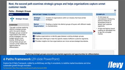 6 Paths Framework Ppt Slide Deck