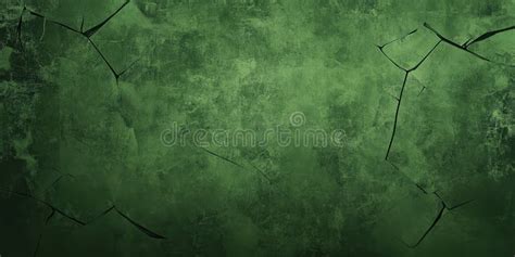 a bold green background with a fragmented crystalline pattern creating sharp lines and edges