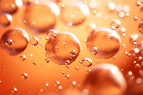 Premium Photo Closeup Of Bubbles Fizzing In A Glass Of Iced Tea