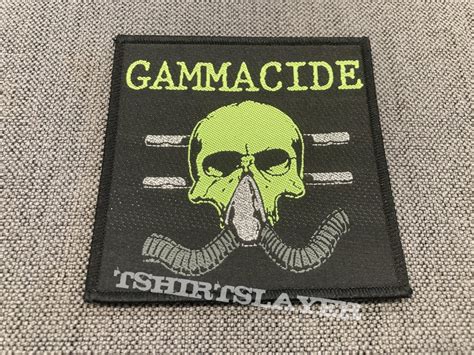 Gammacide Gammacide Woven Patch Patch Thomasthrashs Tshirtslayer
