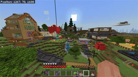 My Gf And Is World We Started This Year R Minecraft