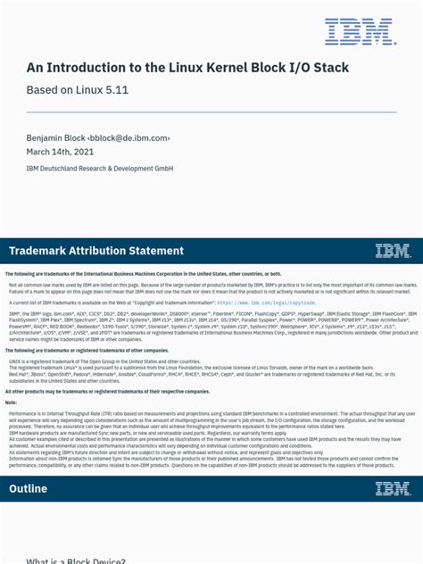 An Introduction To The Linux Kernel Block Io Stack Based On Linux 511 Pdf Scheduling