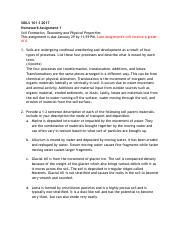 Soils Hw Pdf SOILS S Homework Assignment Soil Formation Taxonomy And Physical