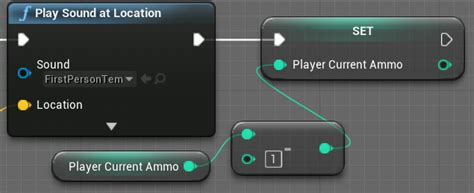 Reducing The Ammo Counter Blueprints Visual Scripting For Unreal