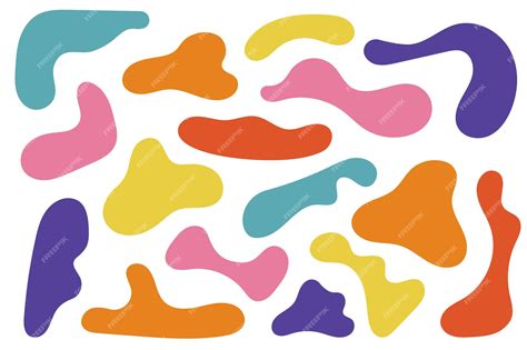 Premium Vector Irregular Blobs Set