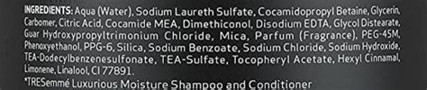 Tresemmé Moisture Rich Shampoo Ingredients Review 2025 Hair Everyday