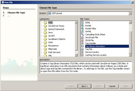 Create Tag Library Descriptor TLD File