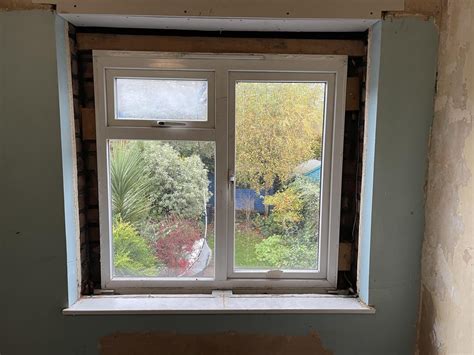 Window Smaller Than Opening Trim Plaster Or Something Else Rdiyuk