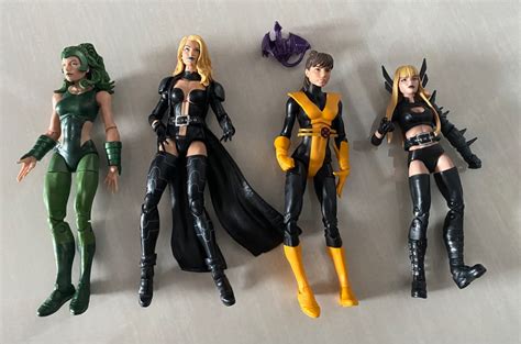 Marvel Legends Lot Set Emma Frost Magik Polaris Kitty Pryde With