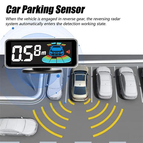 Cheap Car Parking Sensor Rear Reversing Radars System With 8 Parking Sensors Distance Detection