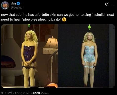 Sabrina Carpenter Fortnite Skin Image Gallery Know Your Meme