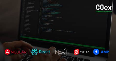 Angular React TypeScript Next js a další frontend technologie COex