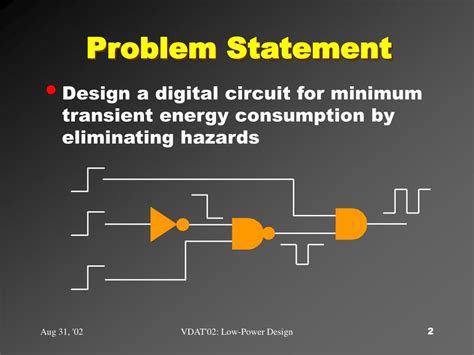 Ppt Minimum Dynamic Power Design Of Cmos Circuits By Linear Program
