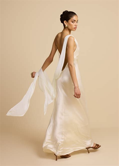 Helena Dress Ivory Arcina Ori