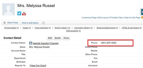 Validation Rule For Phone Number In Salesforce