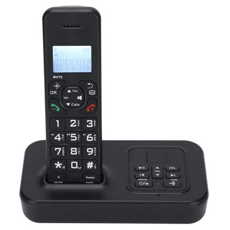 Panaphone Rəqəmsal Simsiz Telefon Ev Ofis Üçün Portativ Masaüstü Lcd