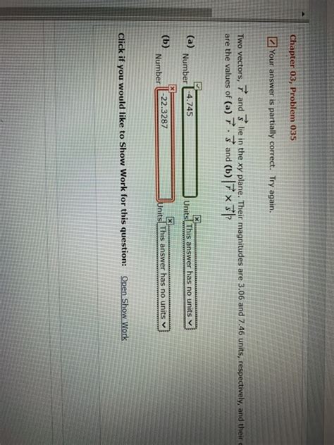 Solved Chapter 03 Problem 035 Your Answer Is Partially