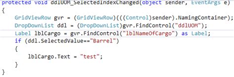 C How To Change Databind Using Dropdownlist Inside Gridview Stack Overflow