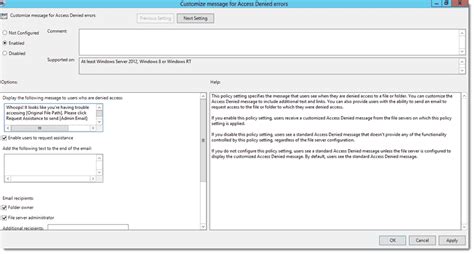 Access Denied Assistance In Windows Server 2012 4sysops