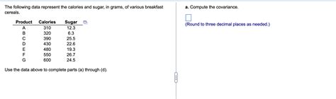 Solved B Compute The Coefficient Of Correlation C Which Chegg