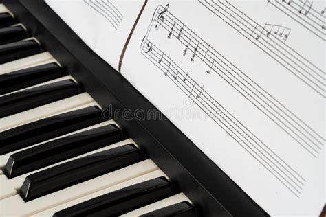 Musical Keyboard And Handwritten Sheet Music Stock Image Image Of Songwriter Keys 269137141