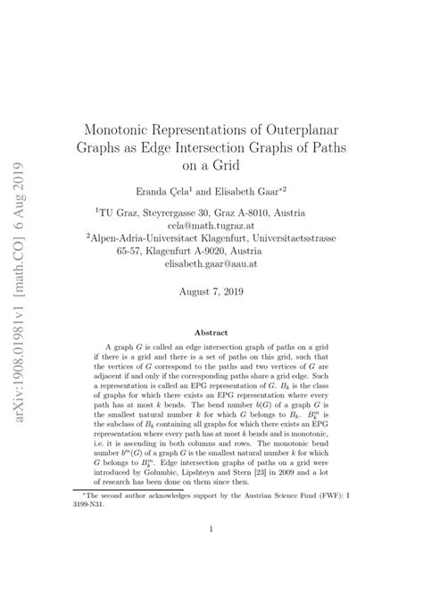 Monotonic Representations Of Outerplanar Graphs As Edge Intersection