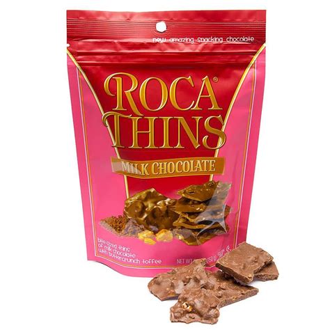 Roca Thins Buttercrunch Toffee Candy Milk Chocolate 53 Ounce Bag