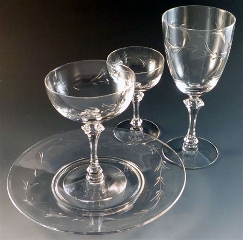 Crystal Stemware Patterns Identification