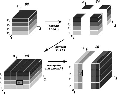 Data Distribution Among The Processors In The Procedure For The