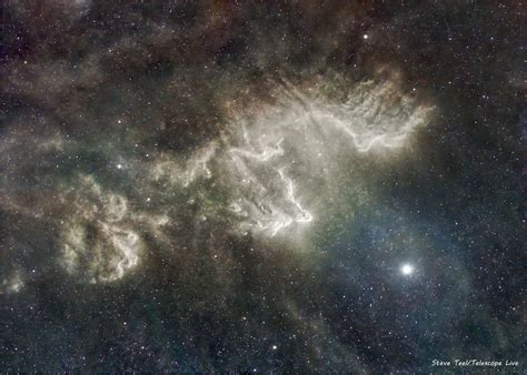 The Gamma Cassiopeiae Nebula And Navi Telescope Live