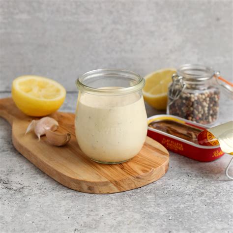 Homemade Caesar Salad Dressing No Raw Egg Yolk