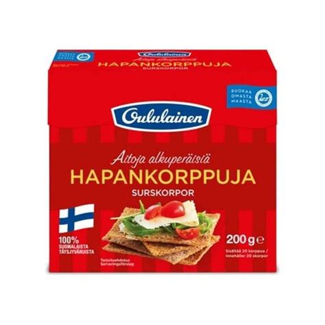 Finnish Thin Crispbread 200 G • Nordic Temptations