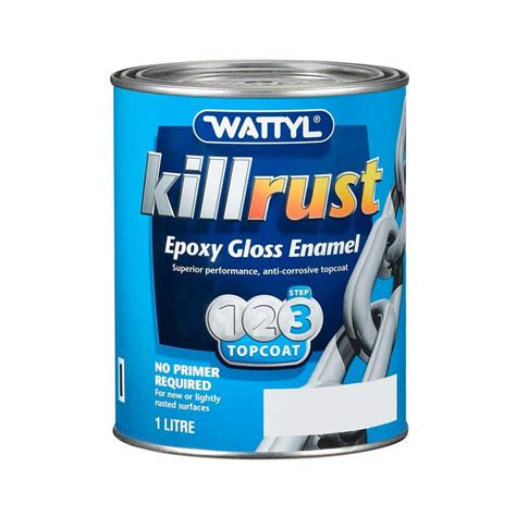 Wattyl Killrust Epoxy Gloss Enamel Aluminium 1l